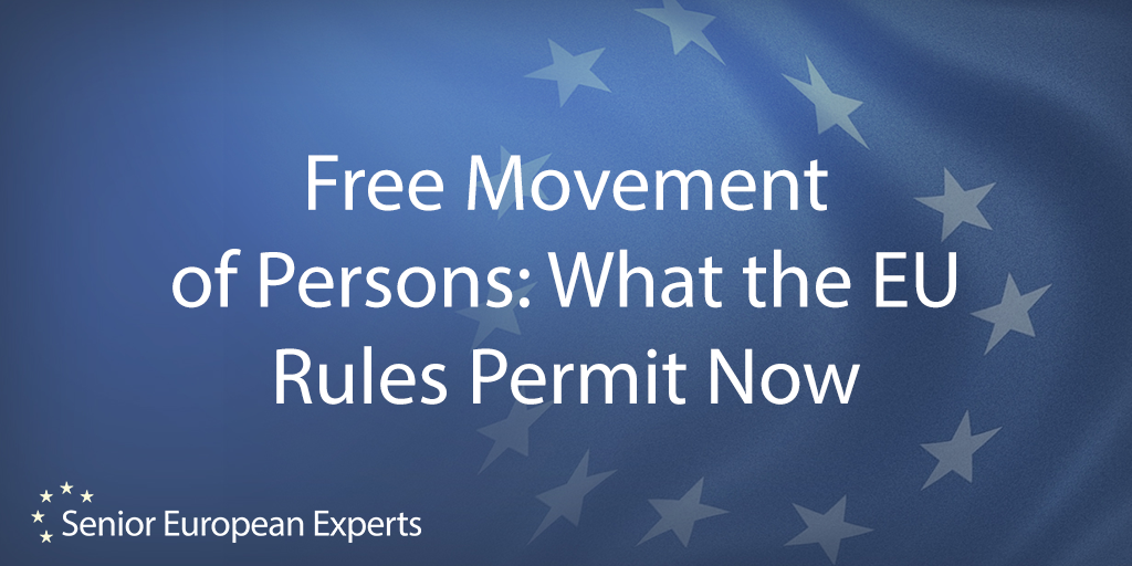 European & International Analysts Group Free Movement of Persons:What ...