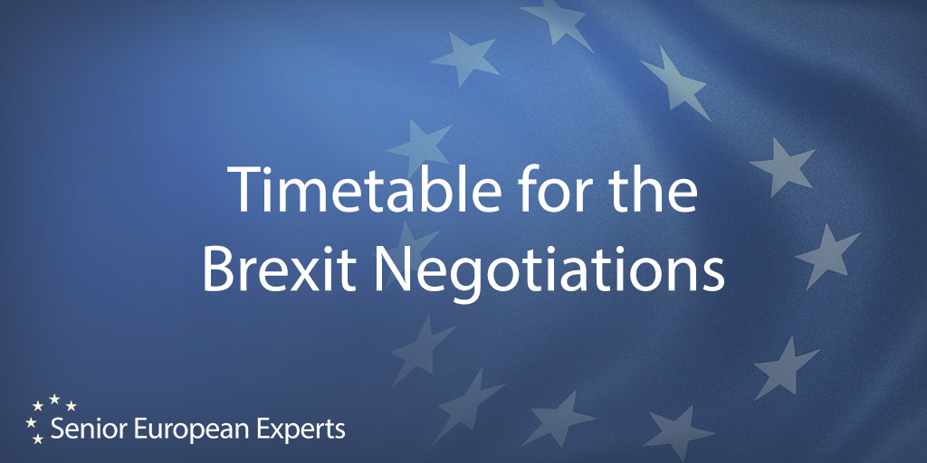 European & International Analysts Group Timetable for the Brexit ...